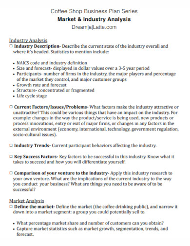  Coffee Shop Competition Analysis Coffee Shop Business Plan Customer 