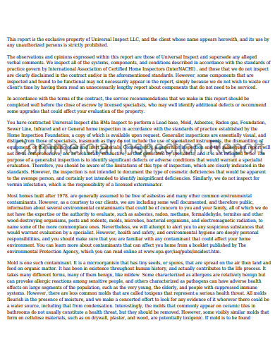 10+ Commercial Inspection Report Examples [ Property, Building, Vehicle ...