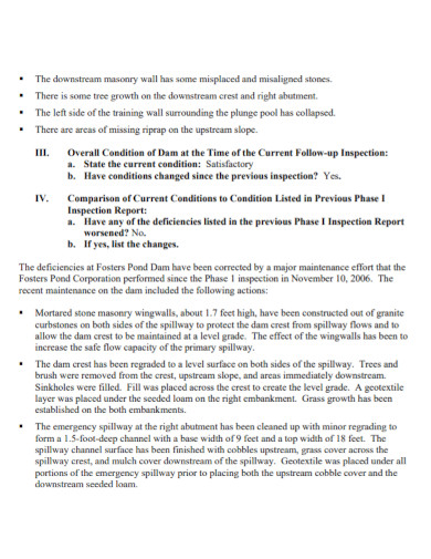 Inspection Evaluation Report - 10+ Examples, Format, Pdf | Examples