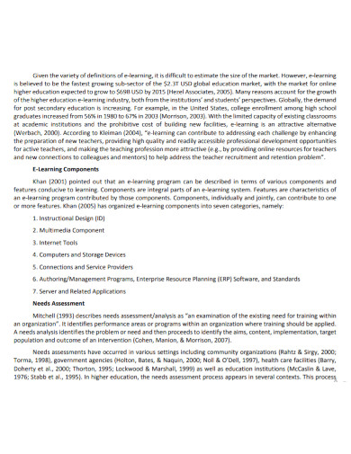 Learning Needs Assessment - 10+ Examples, Format, Pdf | Examples