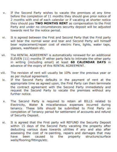 Flat/Shop Rent Agreement - 4+ Examples, Format, Pdf | Examples