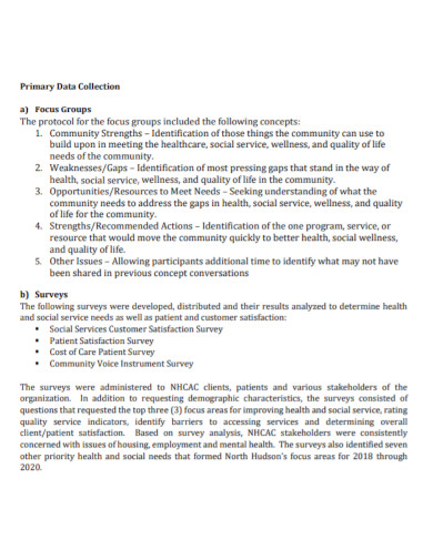 Social Service Needs Assessment - 4+ Examples, Format, Pdf