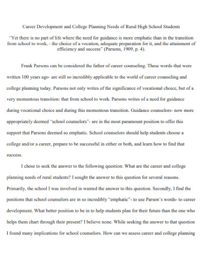 Career Development Plan for Students - 10+ Examples, Format, Pdf | Examples