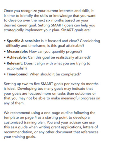 Career Development Goals - 10+ Examples, Format, Sample | Examples