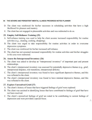 Therapy Progress Note - 10+ Examples, Format, Pdf | Examples