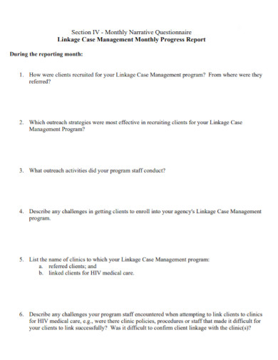 Monthly Narrative Report - 9+ Examples, Format, Pdf | Examples