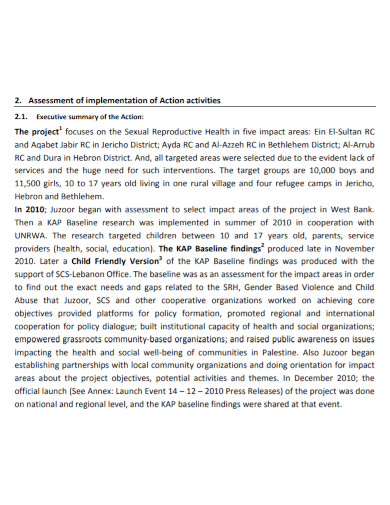 Monthly Narrative Report - 9+ Examples, Format, Pdf | Examples
