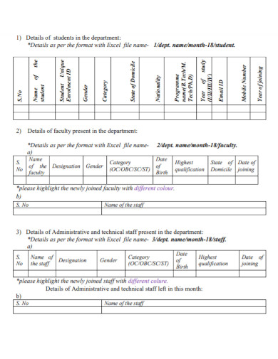 Monthly Work Report - 10+ Examples, Format, Pdf | Examples