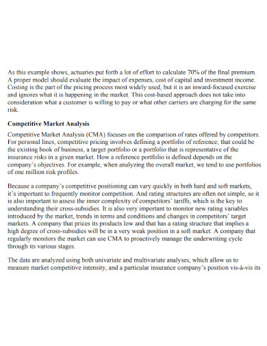Competitive Market Analysis - 10+ Examples, Format, Pdf | Examples