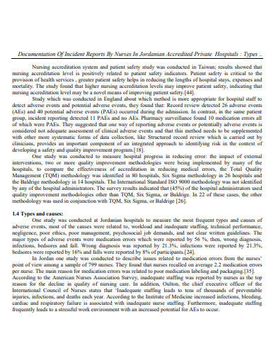 Nurse Incident Report - 4+ Examples, Format, Pdf | Examples