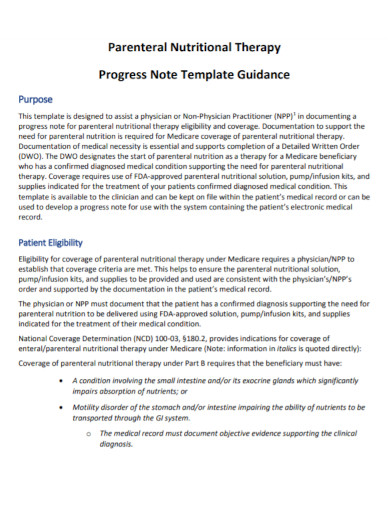 Therapy Progress Note - 10+ Examples, Format, Pdf | Examples