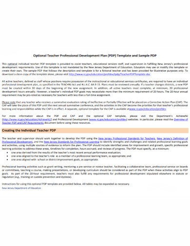 Development Plan for Teachers - 8+ Examples, Format, Pdf | Examples