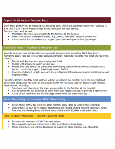 Partnership Marketing Plan - 6+ Examples, Format, Pdf | Examples