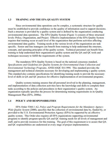 Quality Training Plan - 4+ Examples, Format, Pdf | Examples