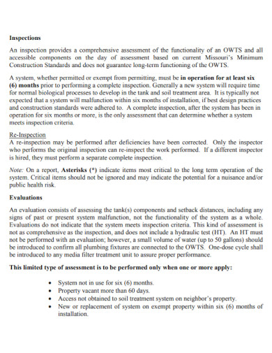 Inspection Evaluation Report - 10+ Examples, Format, Pdf | Examples