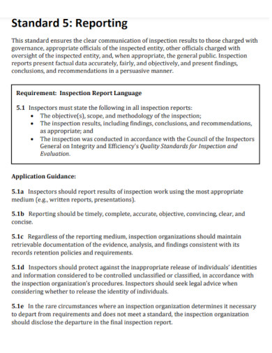 Inspection Evaluation Report - 10+ Examples, Format, Pdf | Examples