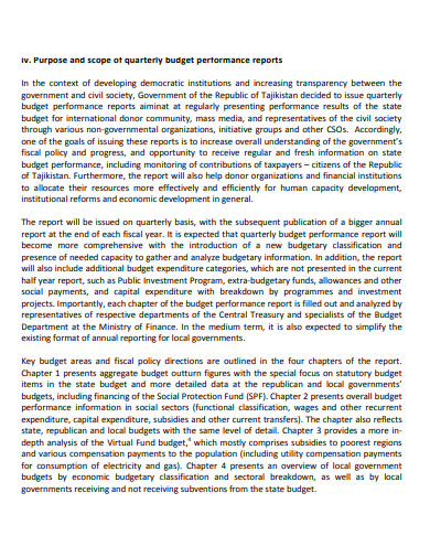 10+ Budget Performance Report Examples [ Flexible, Cost, Fixed ] | Examples