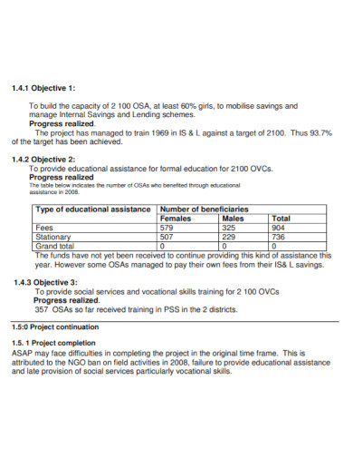 Monthly Narrative Report - 9+ Examples, Format, Pdf | Examples