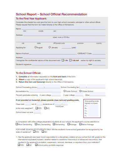 Students Recommendation Report - 8+ Examples, Format, How to Write, Pdf
