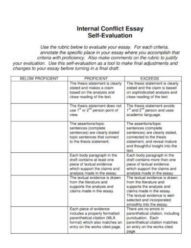Self Evaluation Essay - 7+ Examples, Format, Pdf | Examples