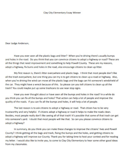 Short Essay For Elementary 4 Examples Format Pdf Examples