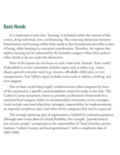 Social Service Needs Assessment - 4+ Examples, Format, Pdf