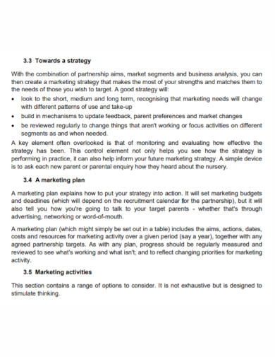 Partnership Marketing Plan - 6+ Examples, Format, Pdf | Examples