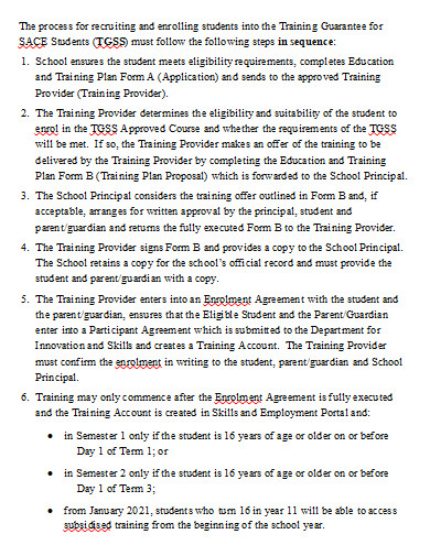 Student Training Plan - 10+ Examples, Format, Pdf | Examples