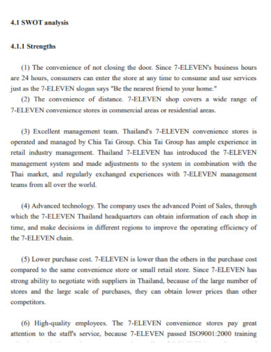 Supermarket SWOT Analysis - 10+ Examples, Format, Pdf | Examples
