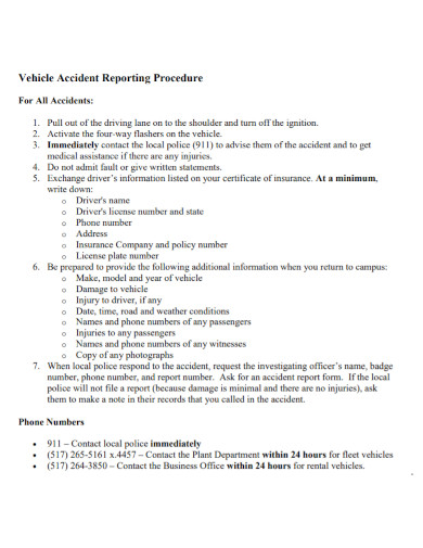 Vehicle Damage Report - 7+ Examples, Format, How to Write, Pdf
