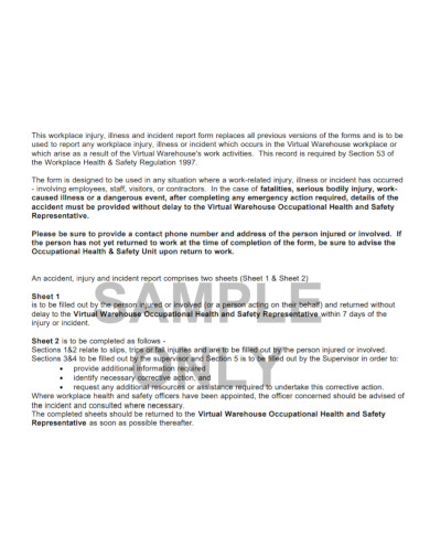 Warehouse Incident Report - 3+ Examples, Format, Pdf | Examples