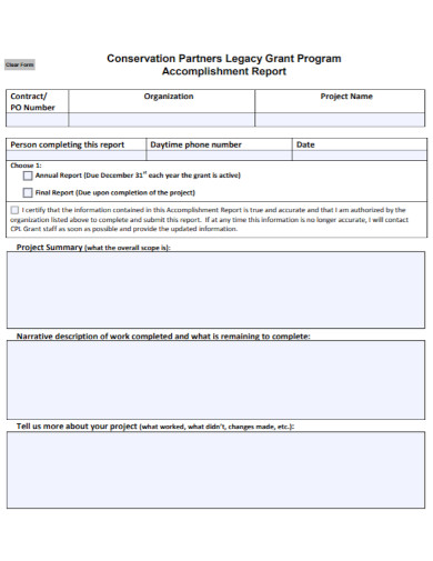 Accomplishment Report - 15+ Examples, Format, Pdf | Examples