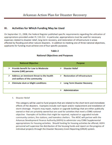 Disaster Action Plan - 10+ Examples, Format, Pdf | Examples