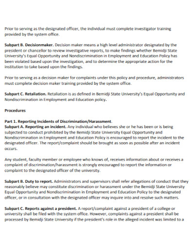 Harassment Investigation Report - 6+ Examples, Format, Pdf | Examples