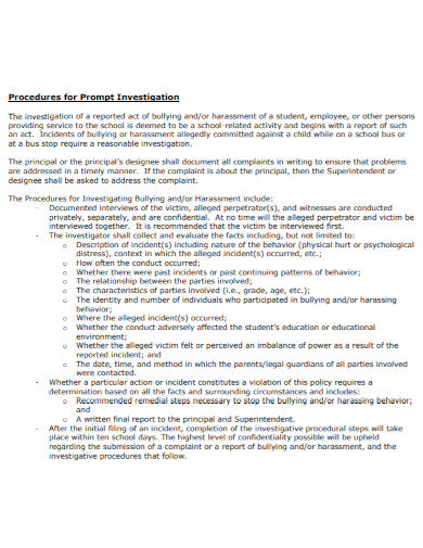 Harassment Investigation Report - 6+ Examples, Format, Pdf | Examples
