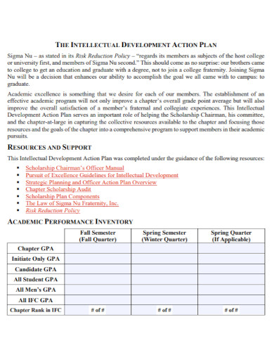 Development Action Plan - 10+ Examples, Format, Pdf | Examples