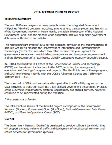 Accomplishment Report - 15+ Examples, Format, Pdf | Examples