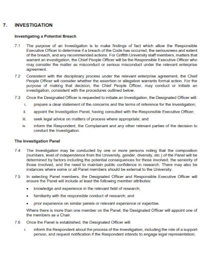 Research Investigation Report - 6+ Examples, Format, Pdf | Examples