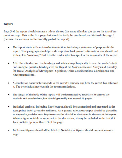 One Page Business Report - Examples, Format, Pdf, Tips