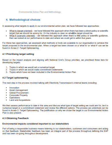 10+ Environmental Action Plan Examples [ Health, Corporate, City ...