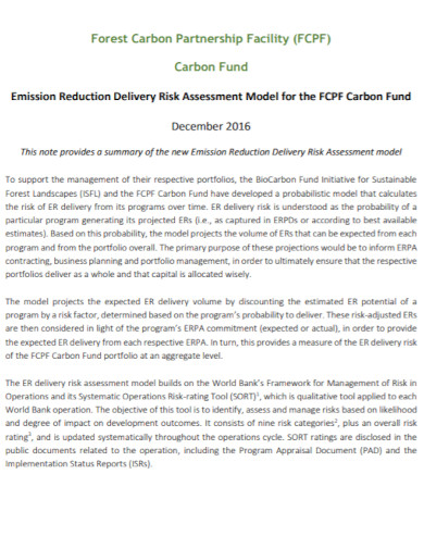Delivery Risk Assessment - 5+ Examples, Format, Pdf | Examples