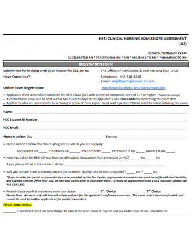 Nursing Admission Assessment - 9+ Examples, Format, Pdf | Examples