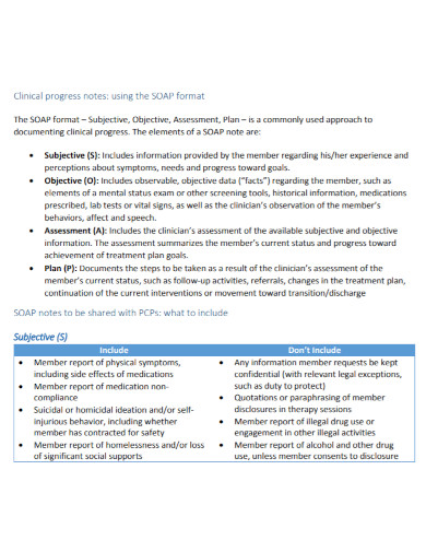 Soap Note Assessment - 3+ Examples, Format, Pdf | Examples
