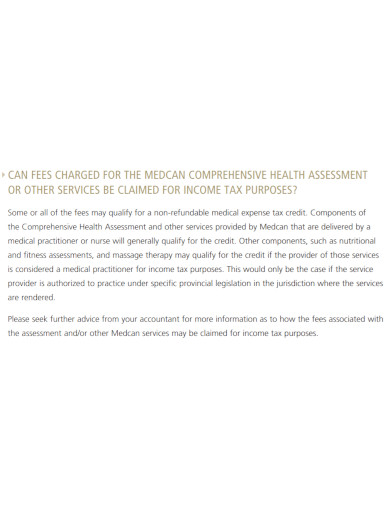 10+ Comprehensive Health Assessment Examples [ Student, Adult, Physical ...