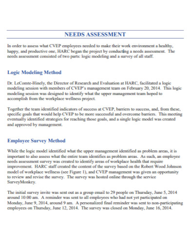 Employee Needs Assessment - 10+ Examples, Format, Pdf