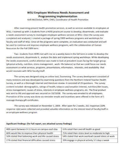 Employee Needs Assessment - 10+ Examples, Format, Pdf
