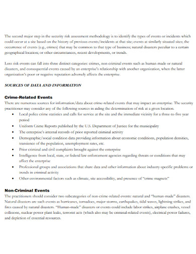 Security Risk Assessment - 10+ Examples, Format, Pdf | Examples