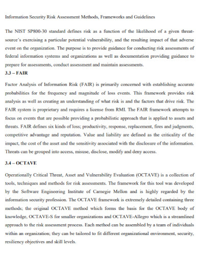 Security Risk Assessment - 10+ Examples, Format, Pdf | Examples