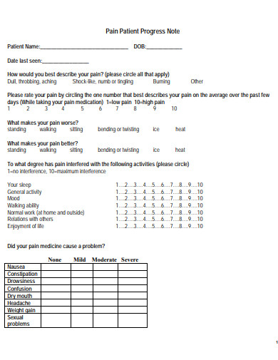 10+ Patient Progress Note Examples [Nursing, Death, Psychiatrics ...