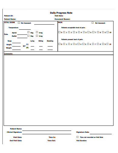 10+ Patient Progress Note Examples [Nursing, Death, Psychiatrics ...